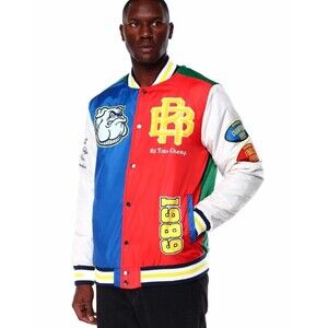 Reason | Jackets & Coats | Reason Varsity Jacket Mens Large Blue Red ...